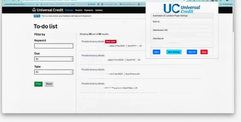 Automating Universal Credit Claims in Landlord Portal – Brytive
